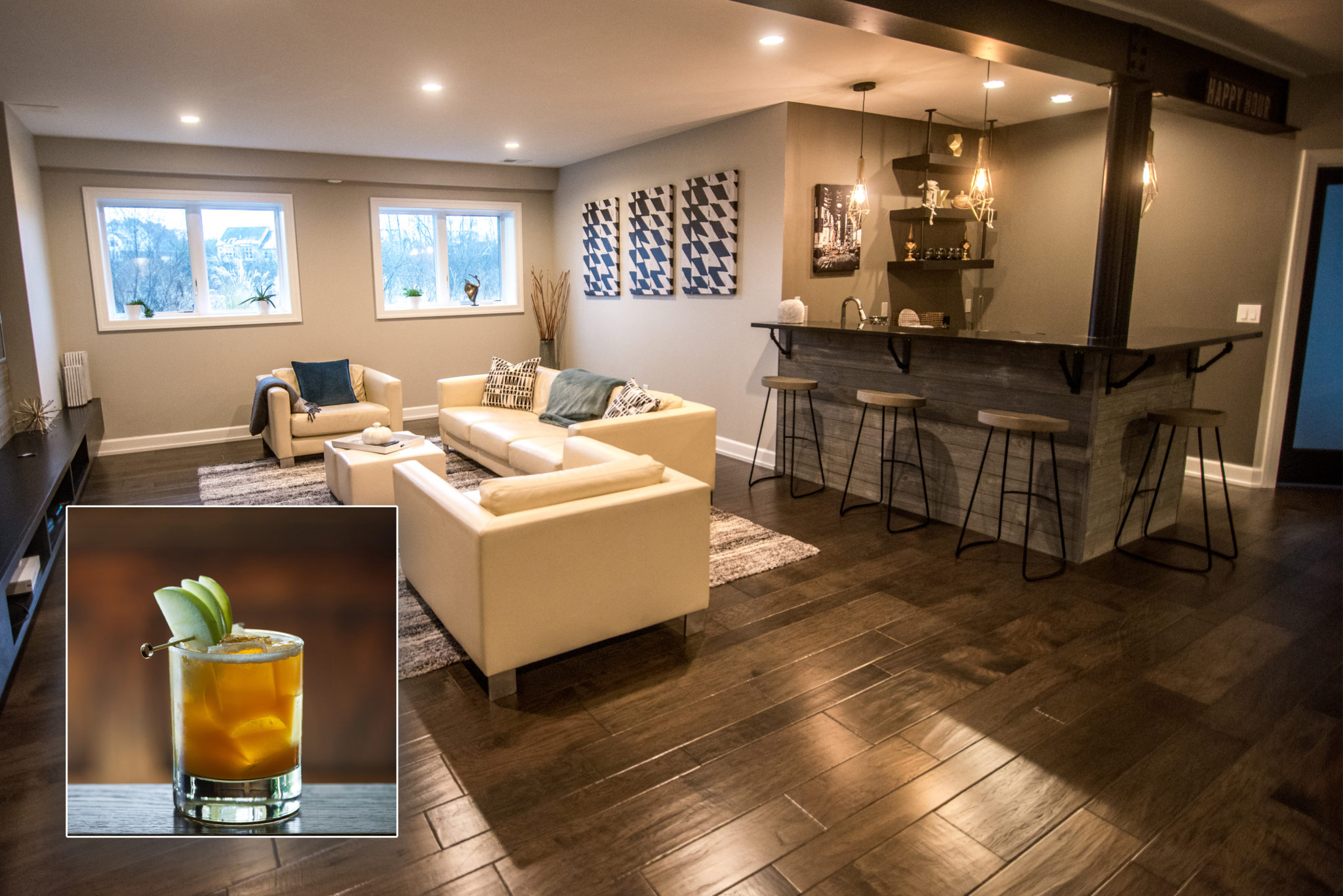 10 Basement Bars With Matching Cocktails - Basements Plus