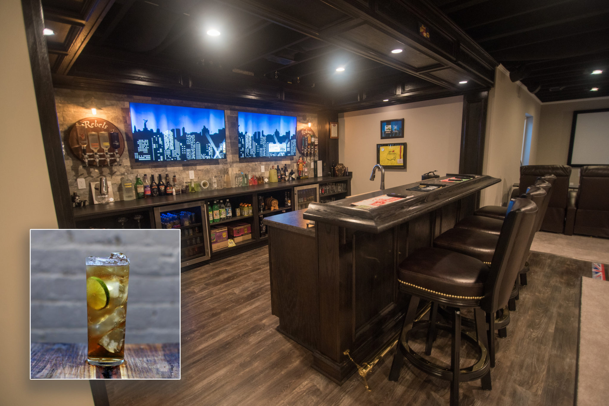 10 Basement Bars With Matching Cocktails - Basements Plus