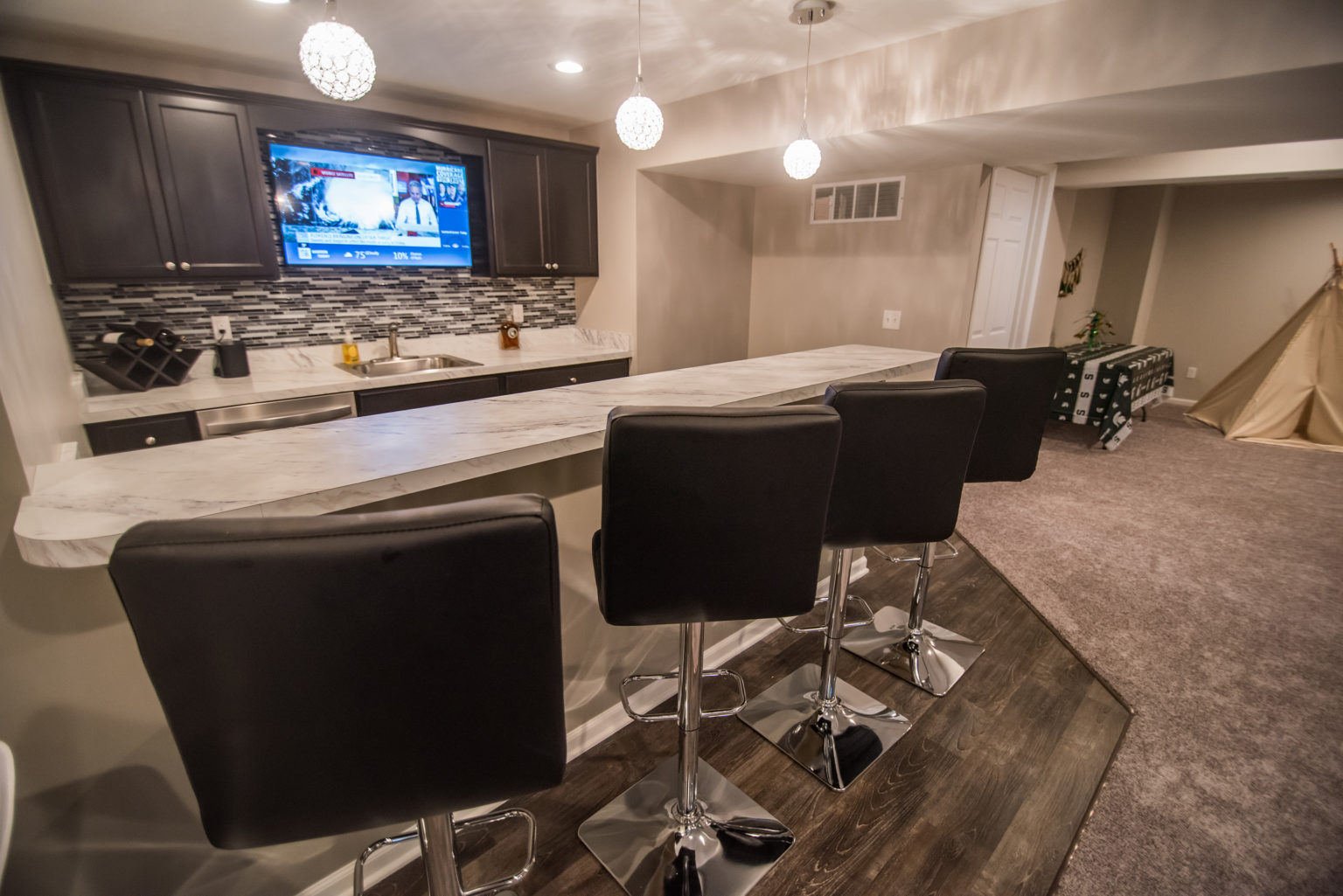 Macomb Mi Basement Transformation Basements Plus