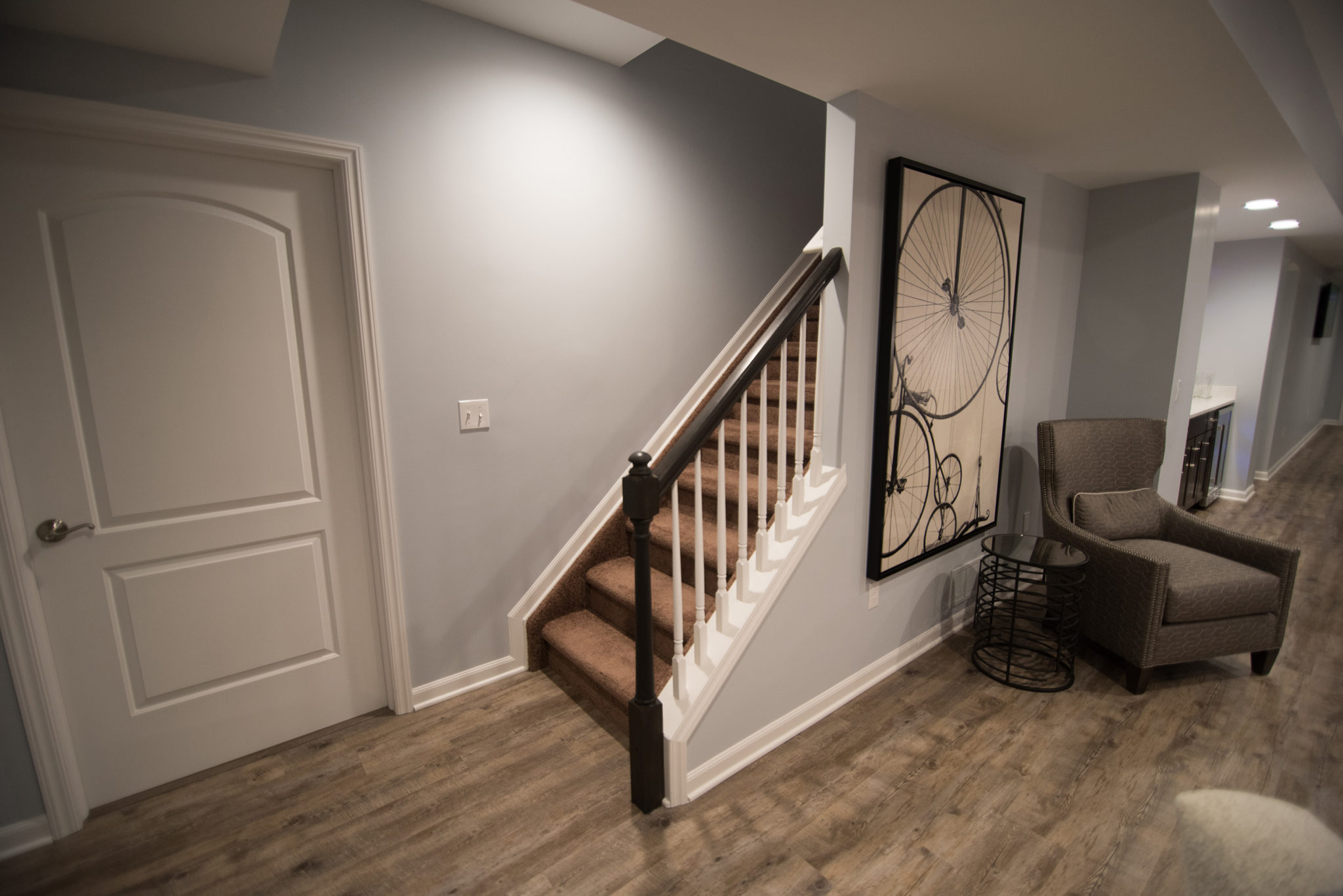 Project Gallery: Modern Finished Basement Design, Novi MI