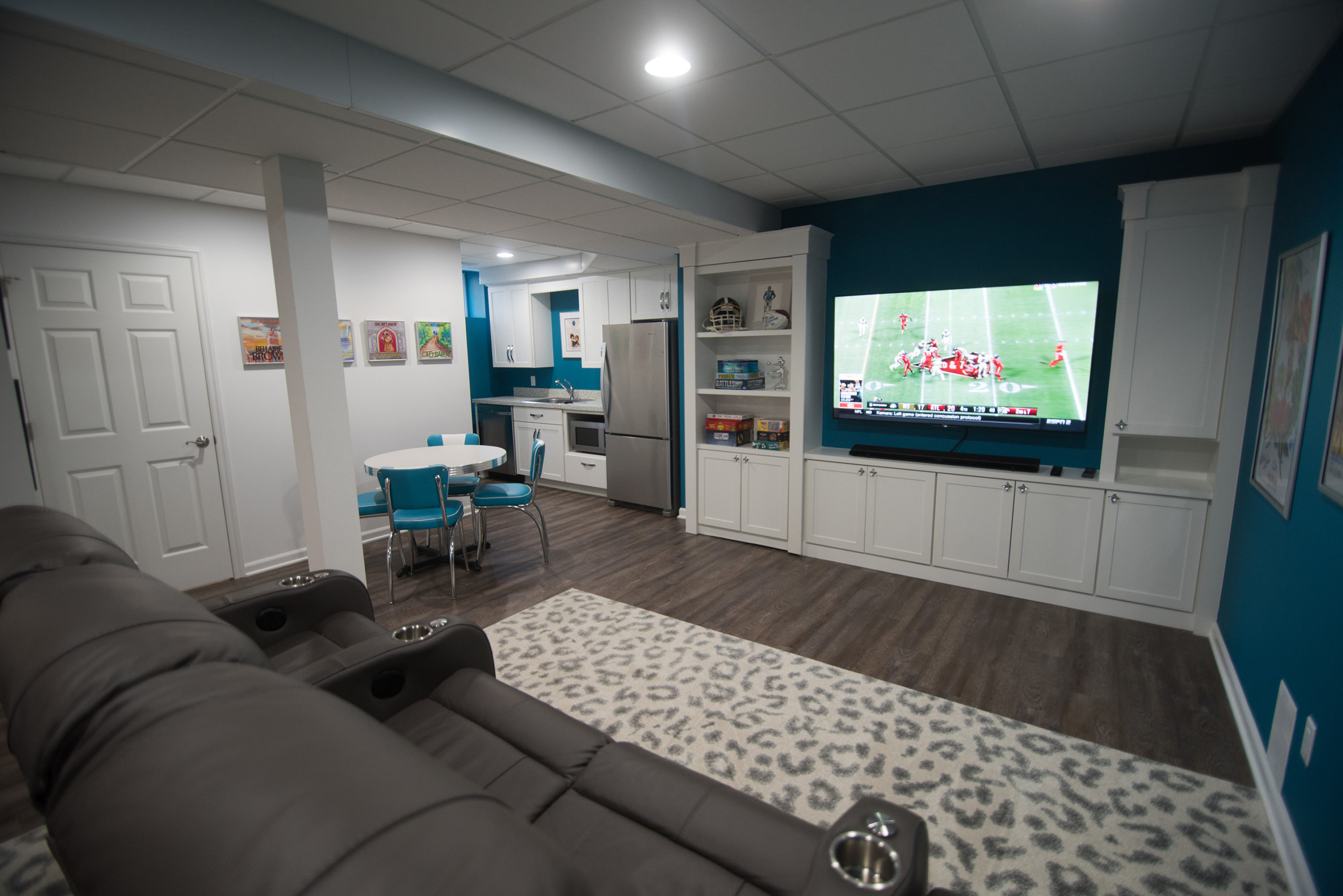 Berkley, MI, Finished Basement With Art Studio | Basements Plus