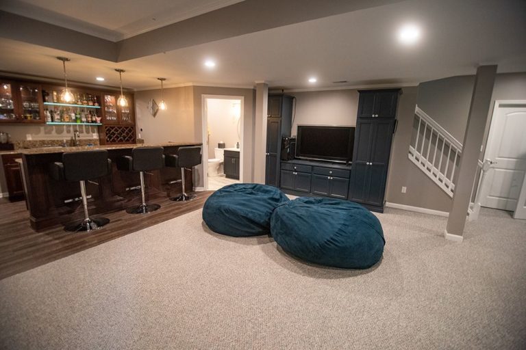Brighton, MI Finished Basement for Entire Family - Basements Plus