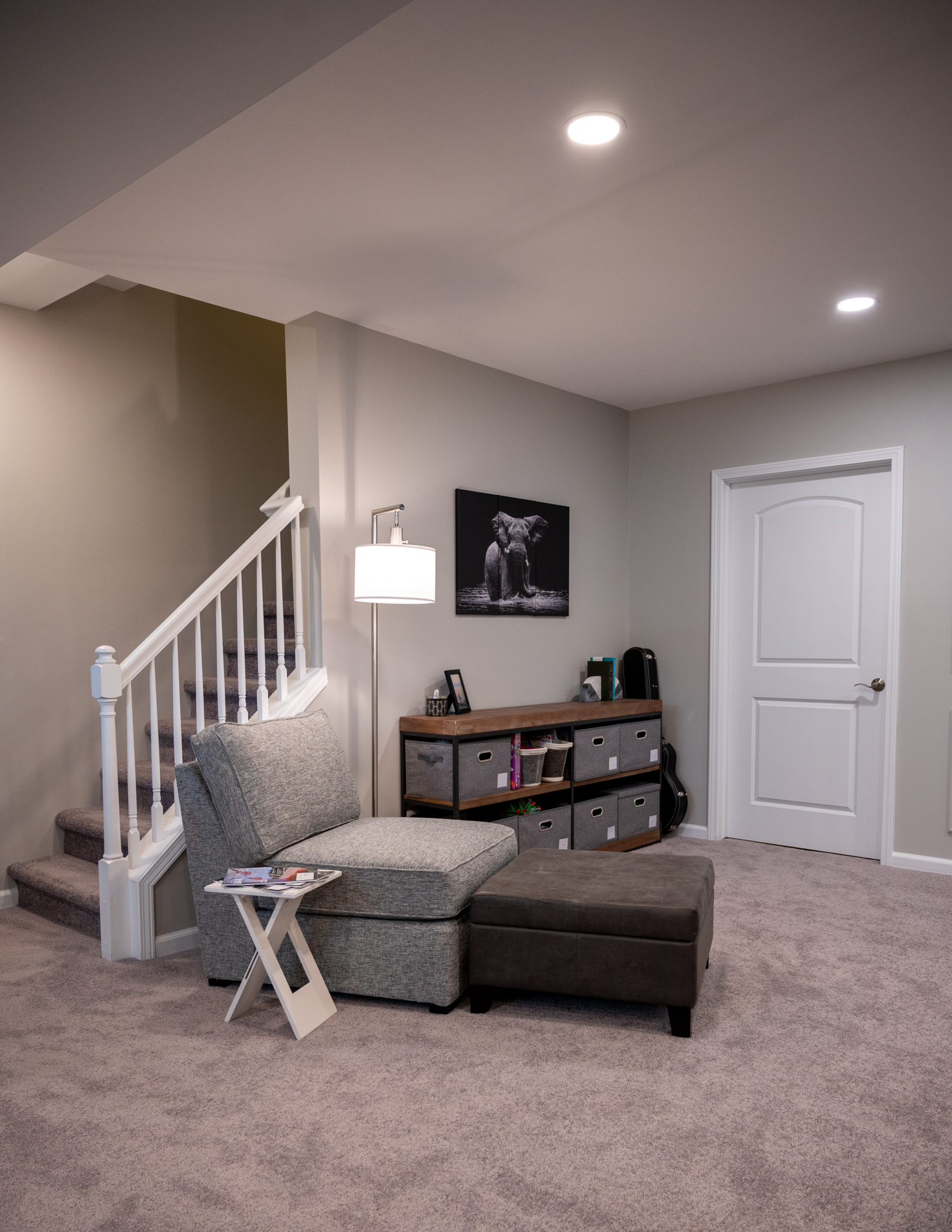 Finished Basement in White Lake, MI - Basements Plus