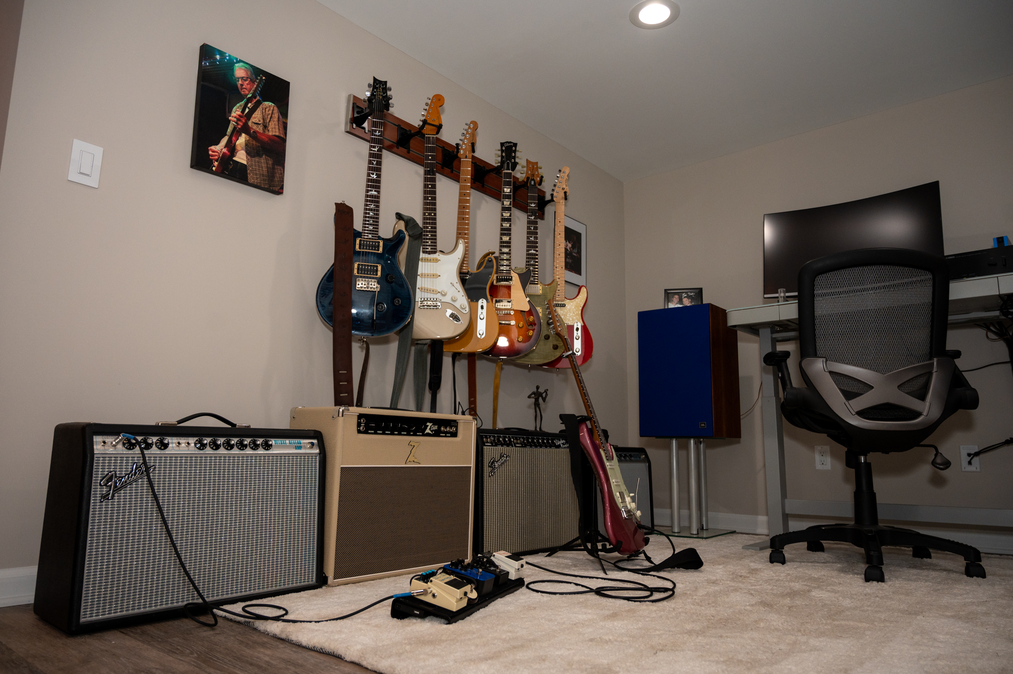 Macomb Finished Basement with a Jam Area - Basements Plus