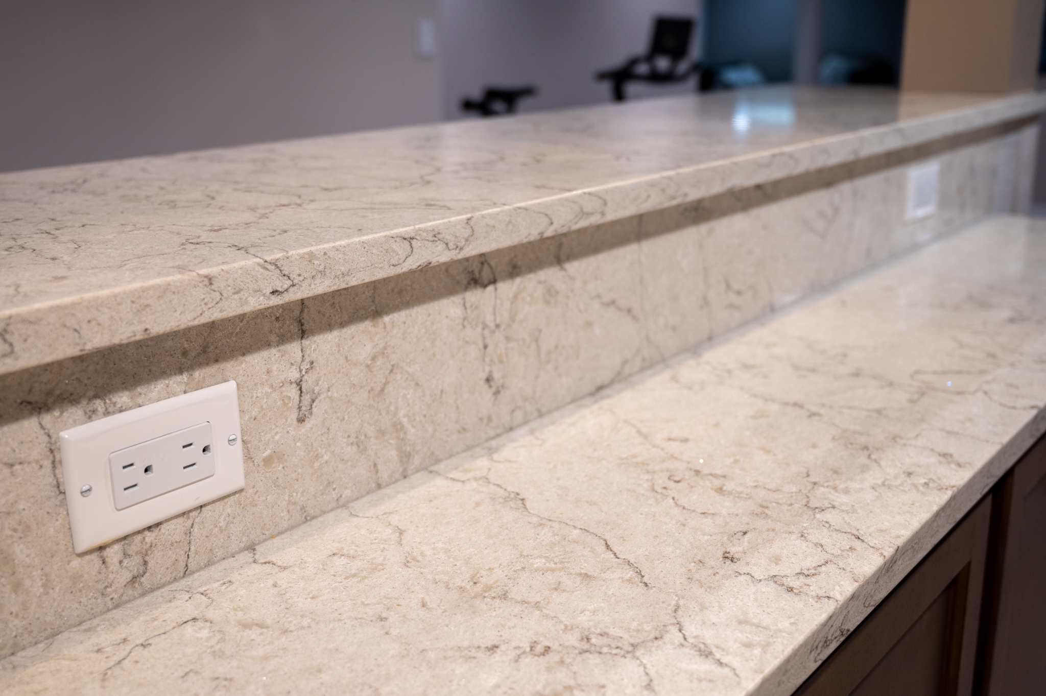 Macomb Finished Basement with a Jam Area - Basements Plus