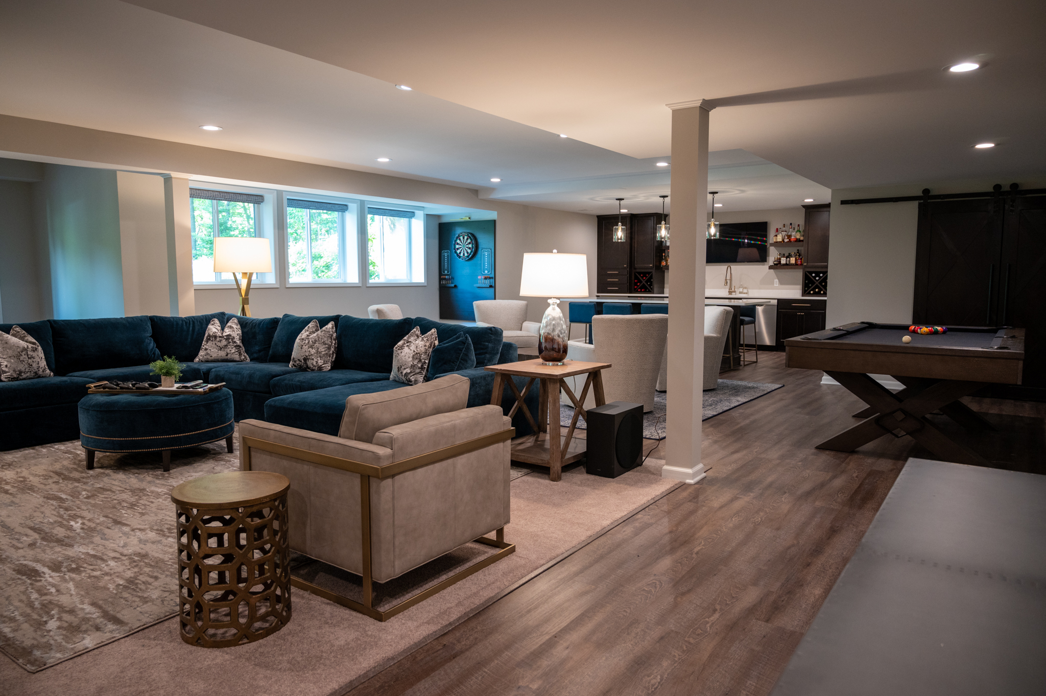 Large Michigan Walkout Basement in Oxford, MI - Basements Plus