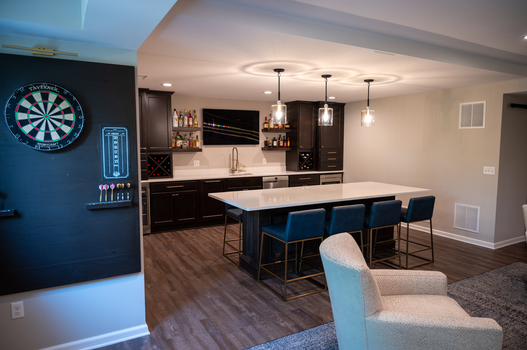 Large Michigan Walkout Basement in Oxford, MI - Basements Plus