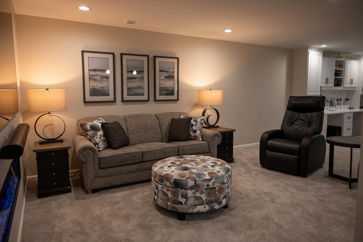Secret Room from a Finished Basement in Washington Twp, MI - Basements Plus