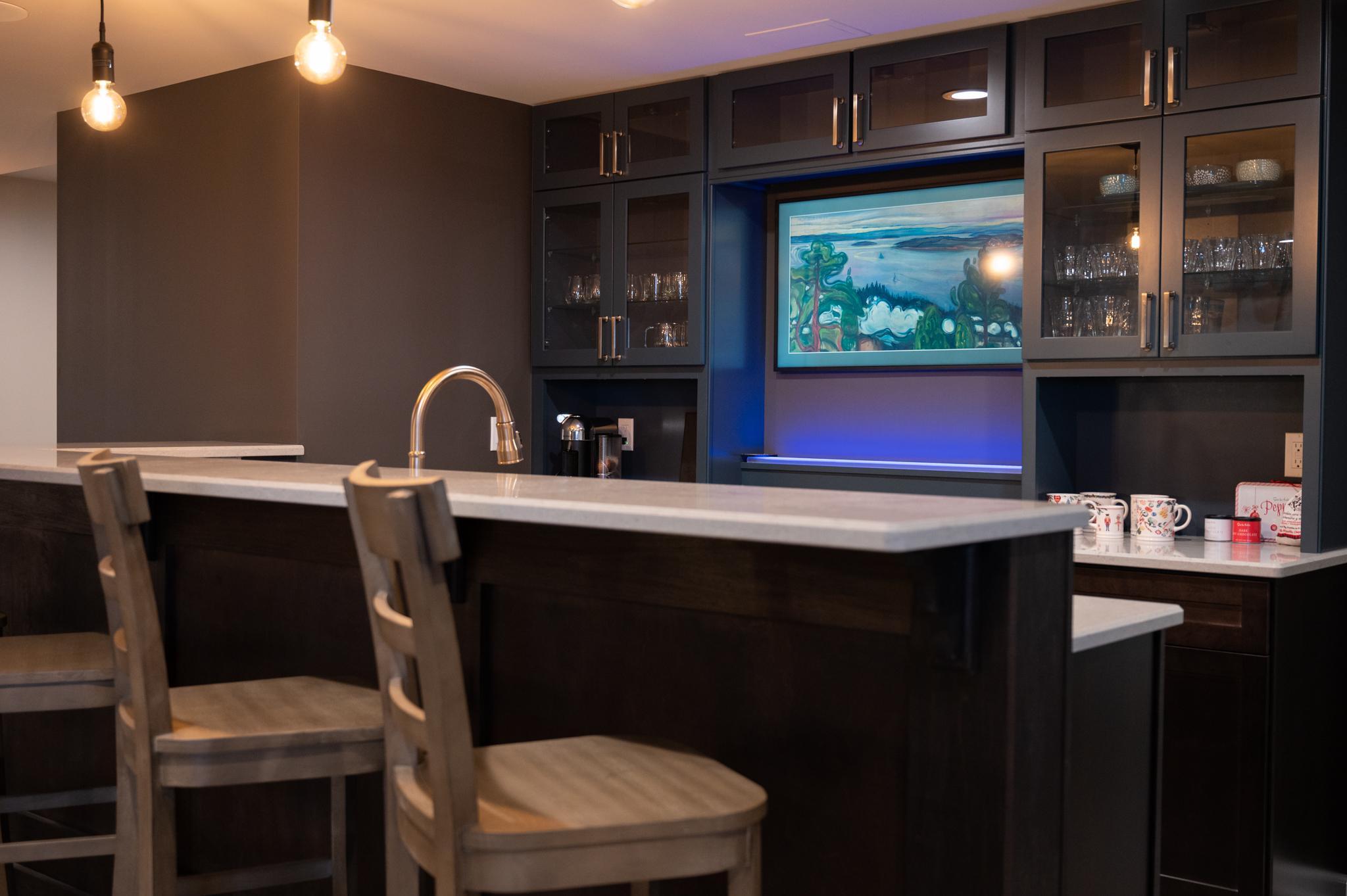 Tips for Designing Your Basement Bar - Basements Plus