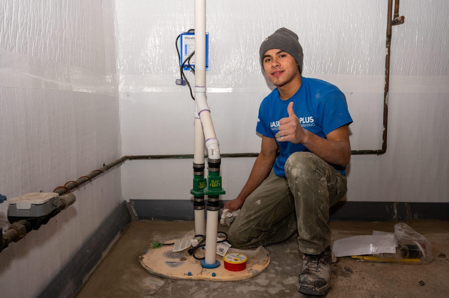 2 Track Water System - Basements Plus