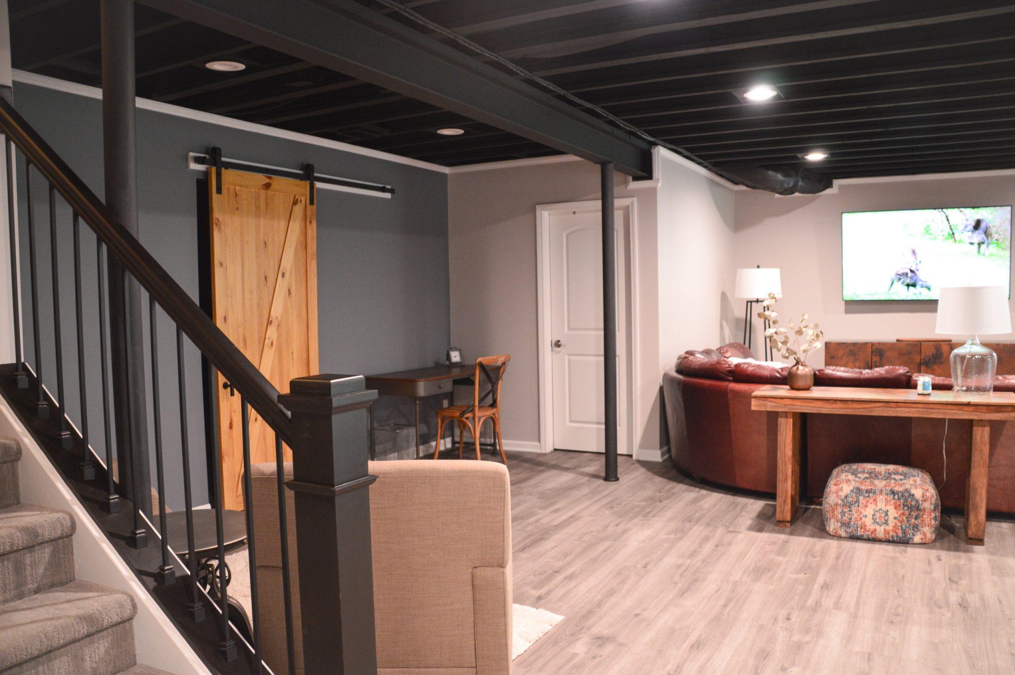 Finished Basement in Clarkston, MI - Basements Plus