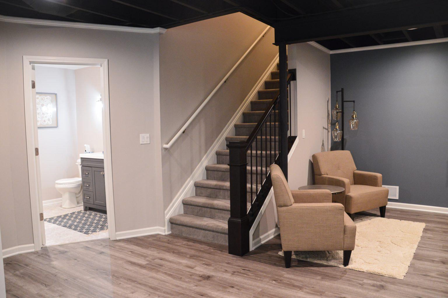 Finished Basement in Clarkston, MI - Basements Plus