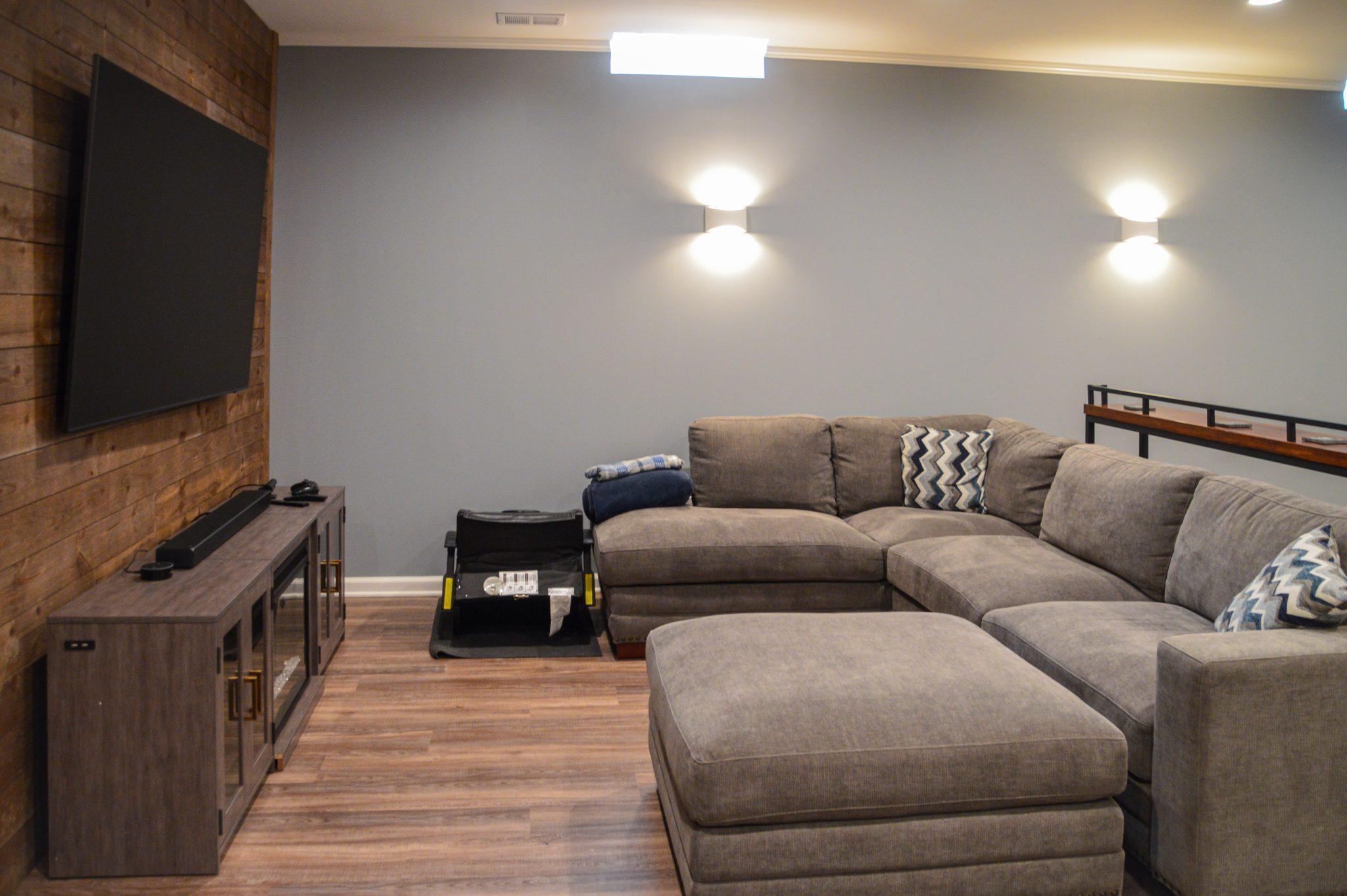 Finished Basement in Berkley, MI - Basements Plus