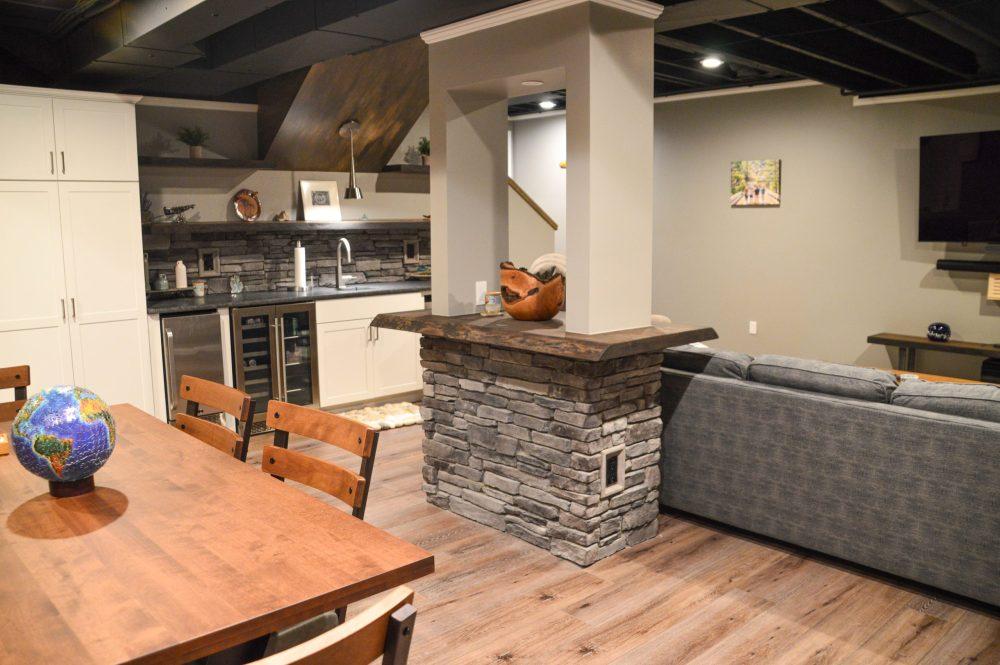 Finished Basement in Ann Arbor, MI - Basements Plus