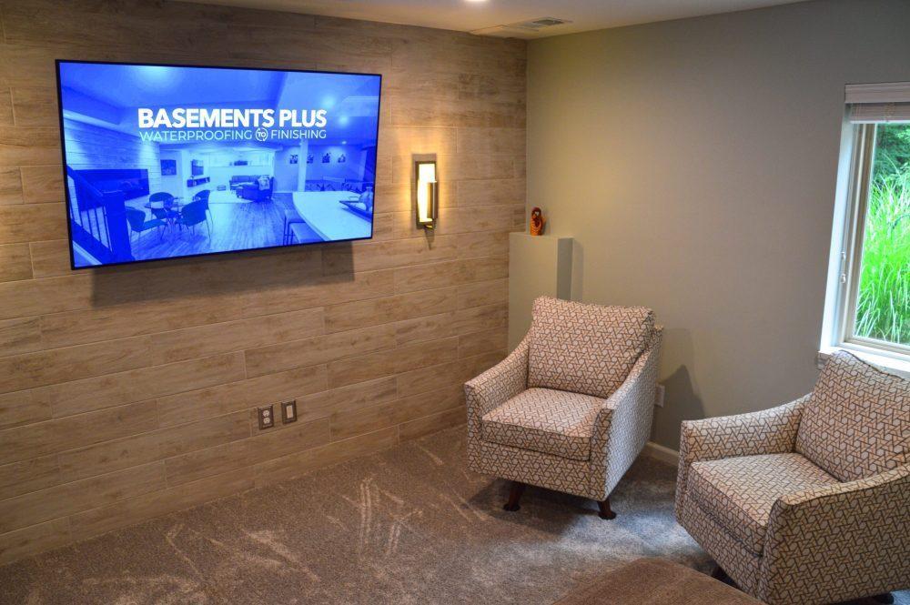 Finished Basement in Auburn Hills, MI - Basements Plus