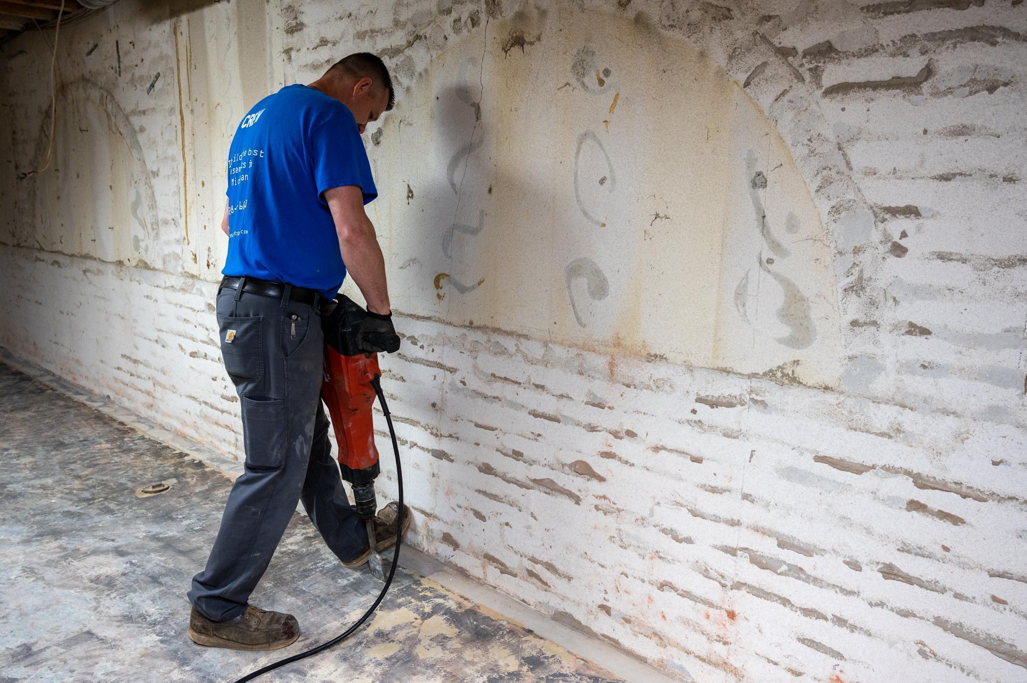 Panel Crack Repair - Basements Plus