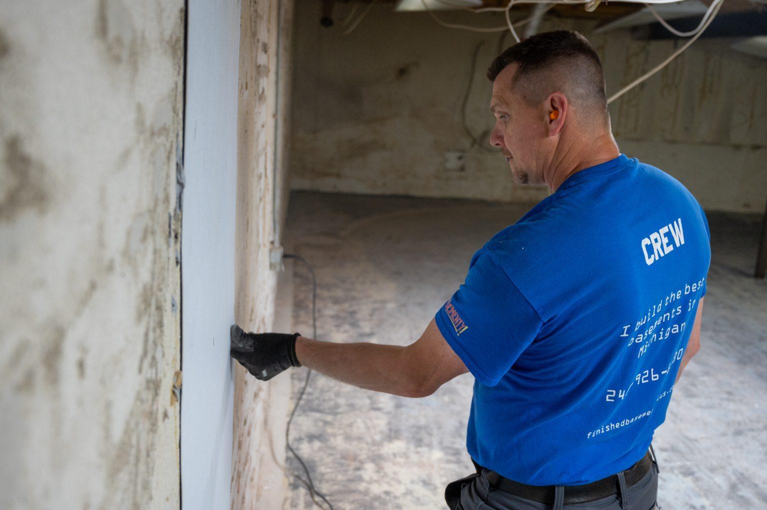 Panel Crack Repair - Basements Plus