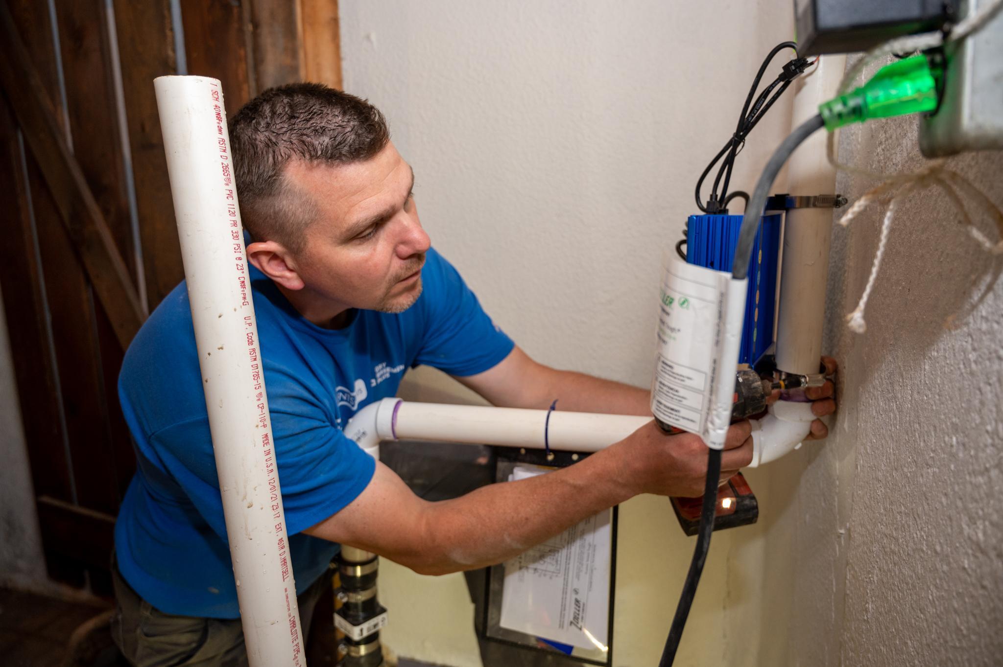 Battery Backup Install - Basements Plus