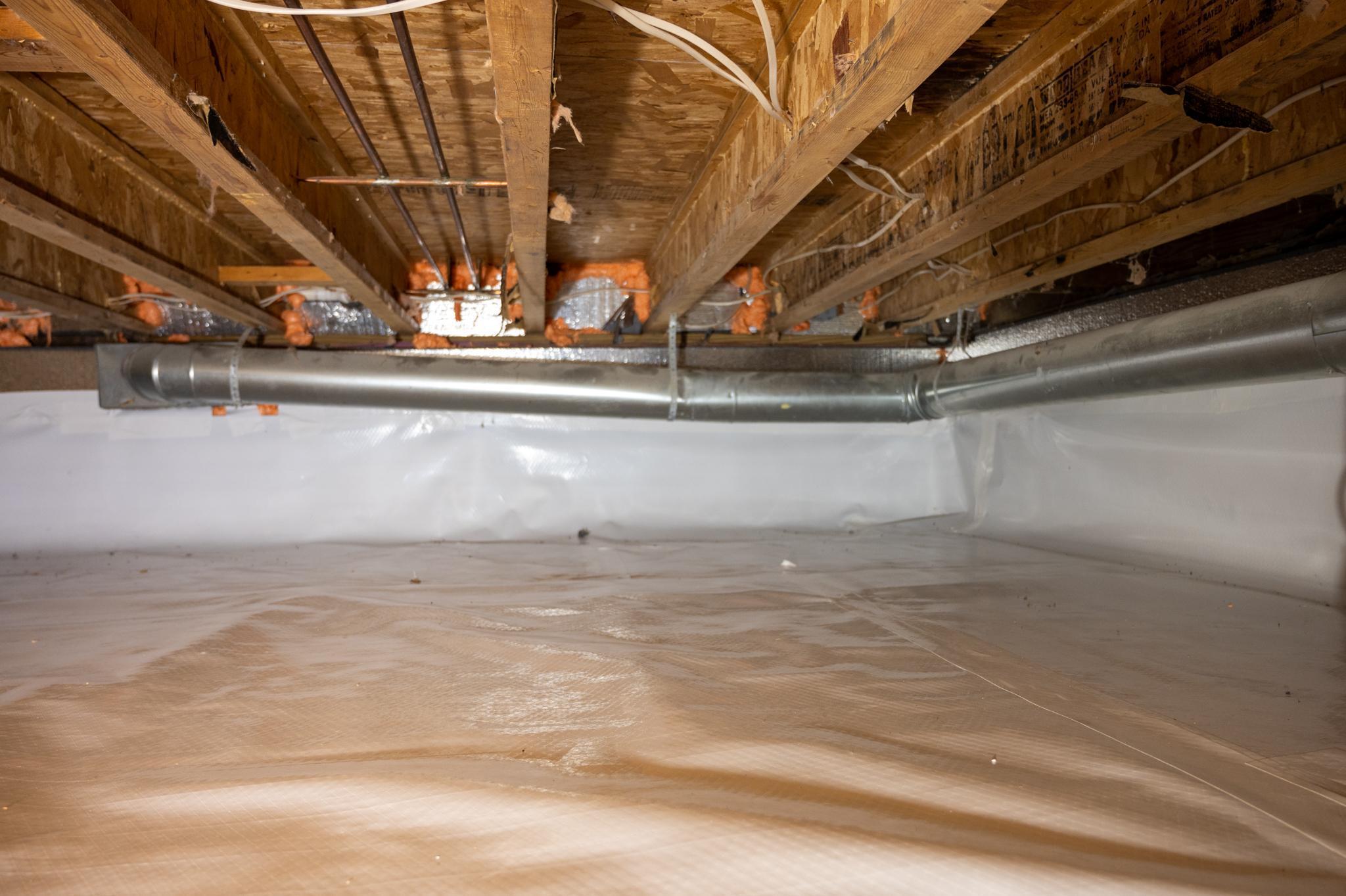 Crawl Space Encapsulation Gallery - Basements Plus