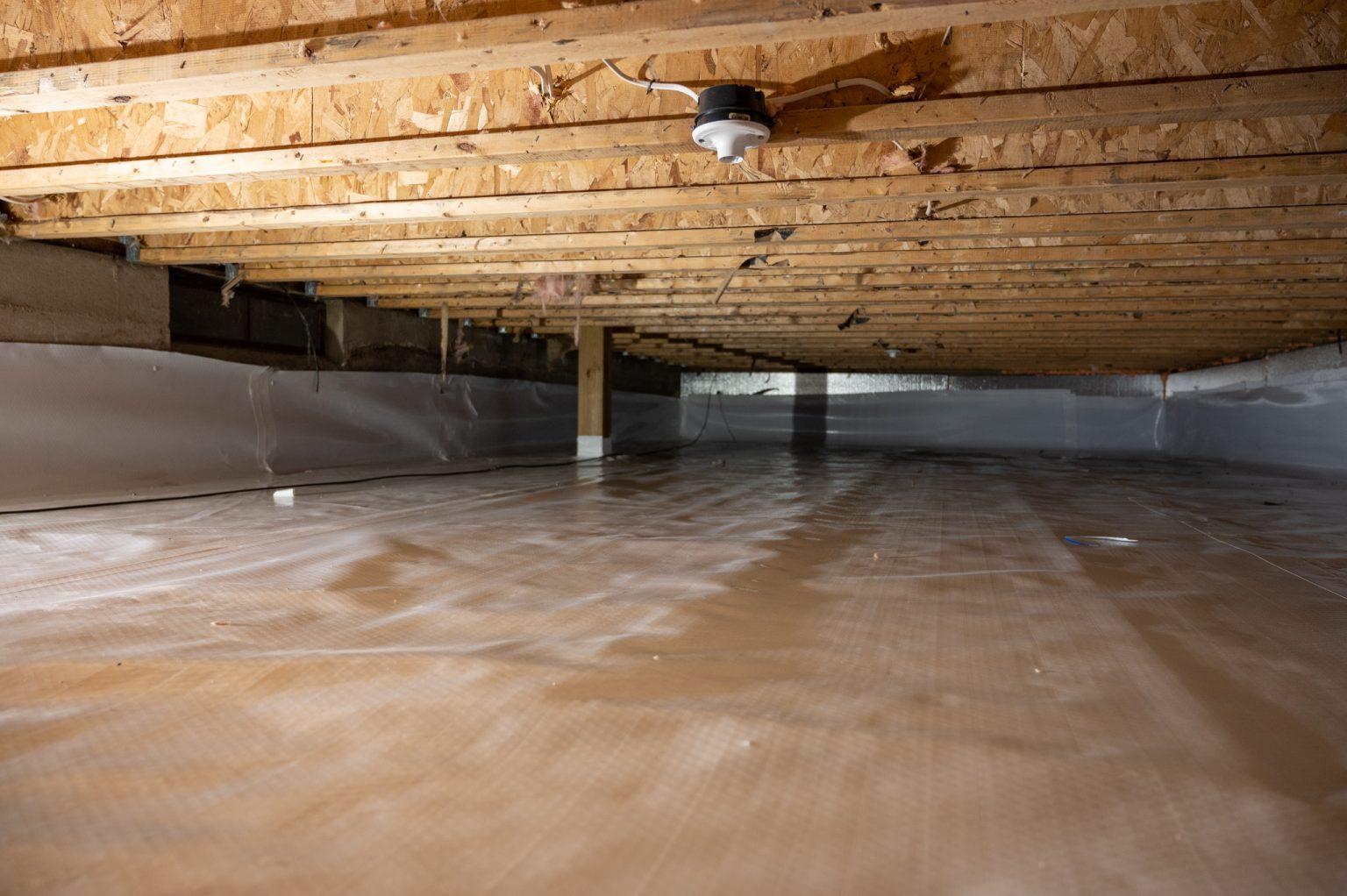 Crawl Space Encapsulation Gallery - Basements Plus