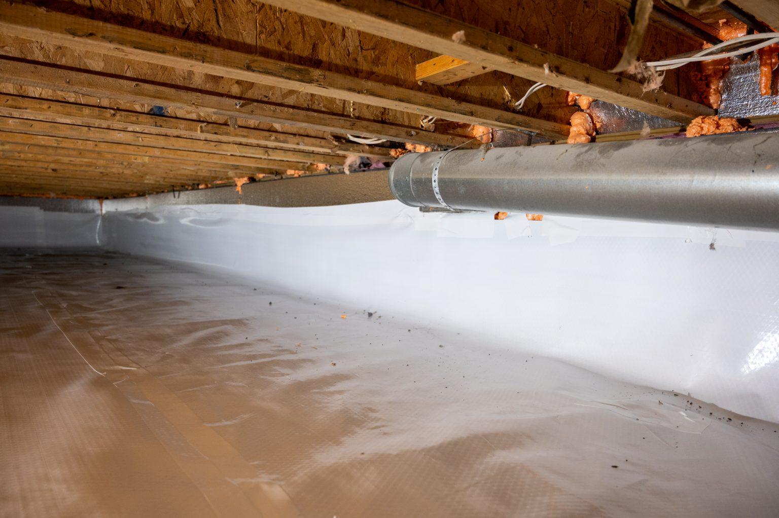 Crawl Space Encapsulation Gallery - Basements Plus