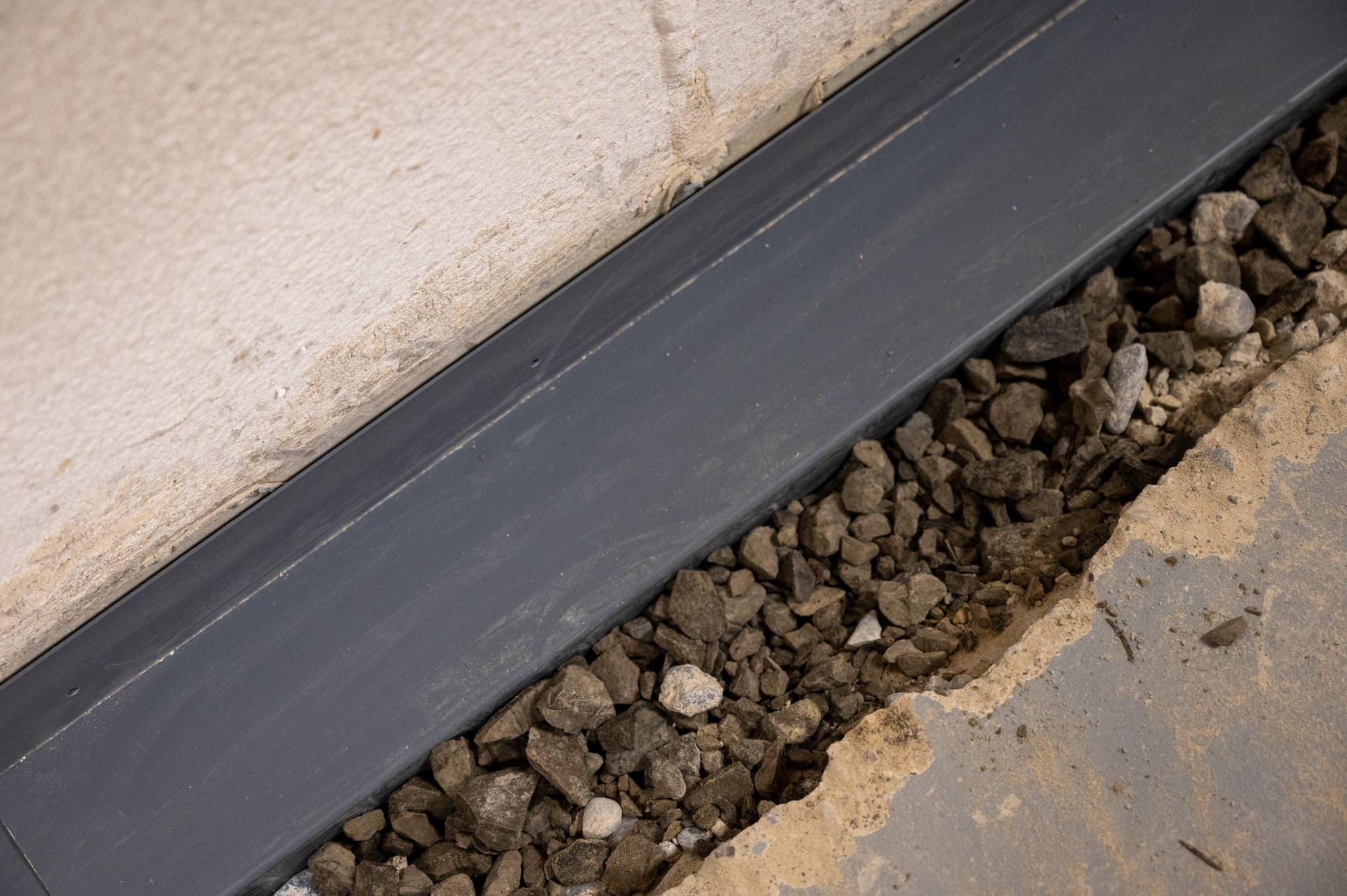 Waterguard and Sump Install - Basements Plus