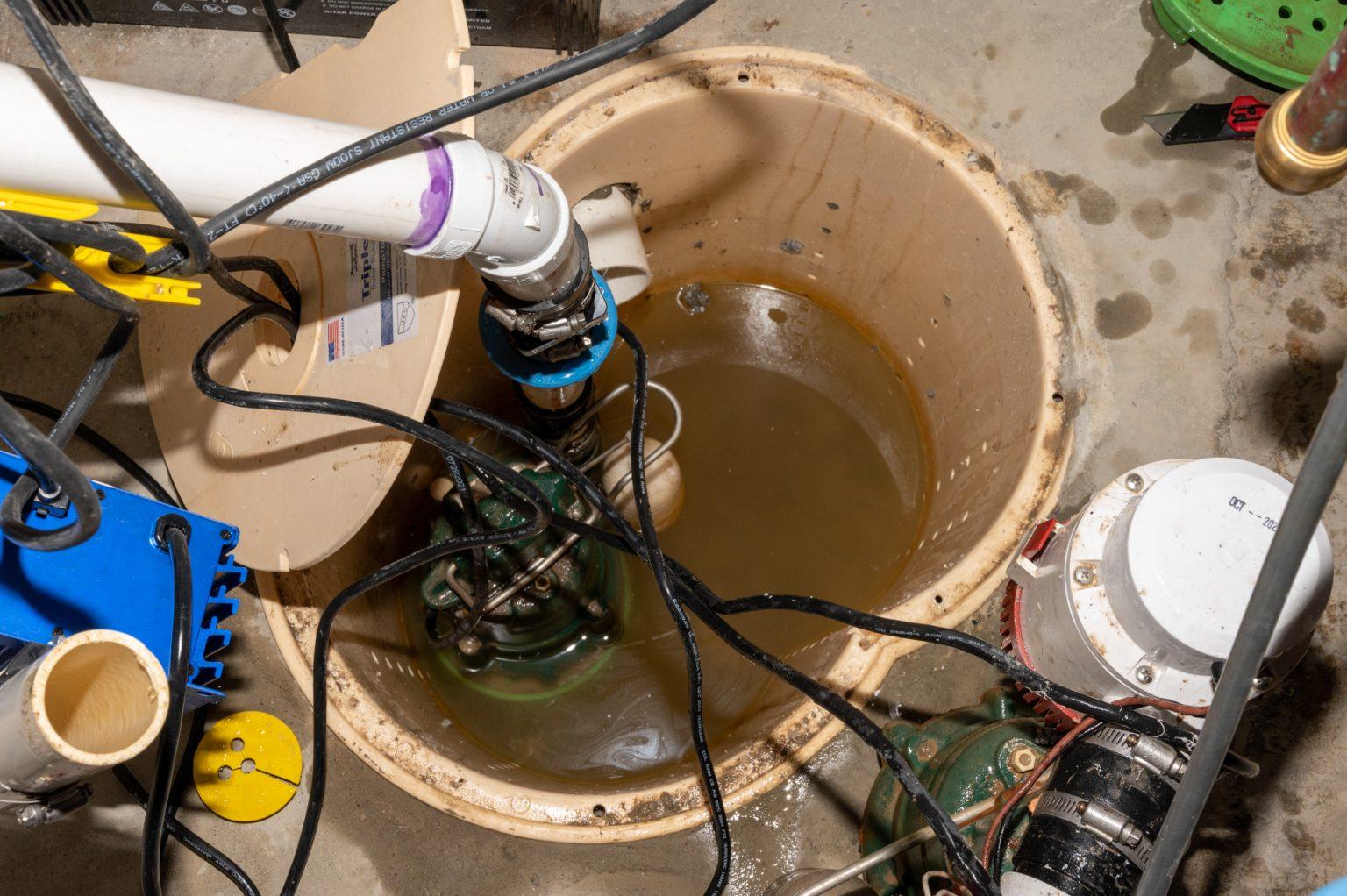 Sump Pump Service Call - Basements Plus