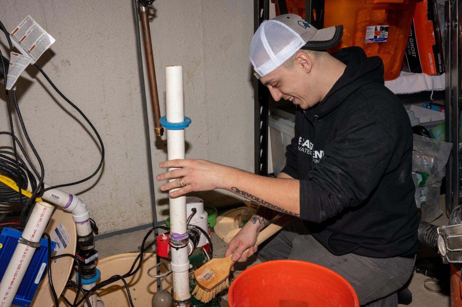 Sump Pump Service Call - Basements Plus