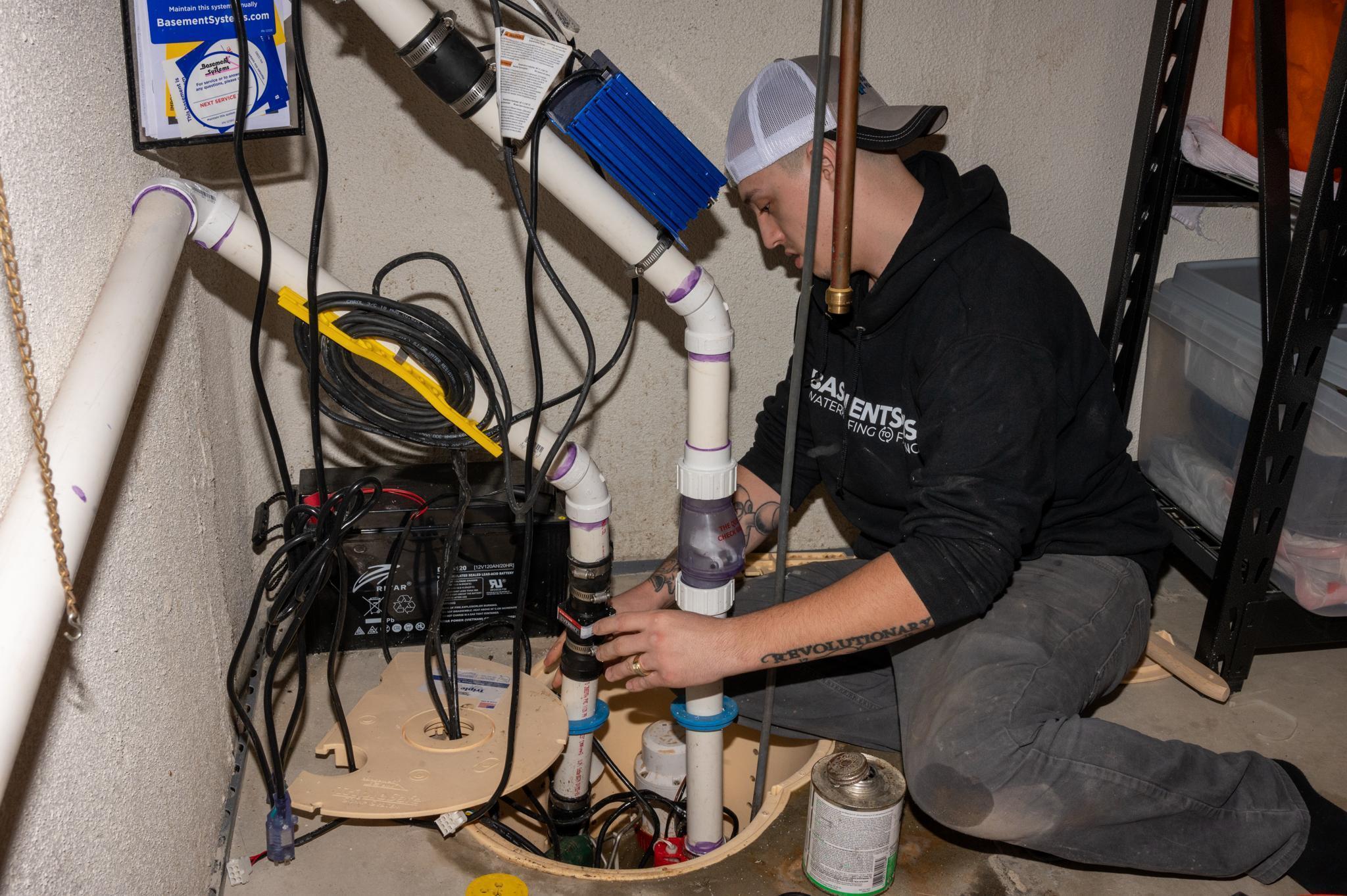 Sump Pump Service Call - Basements Plus