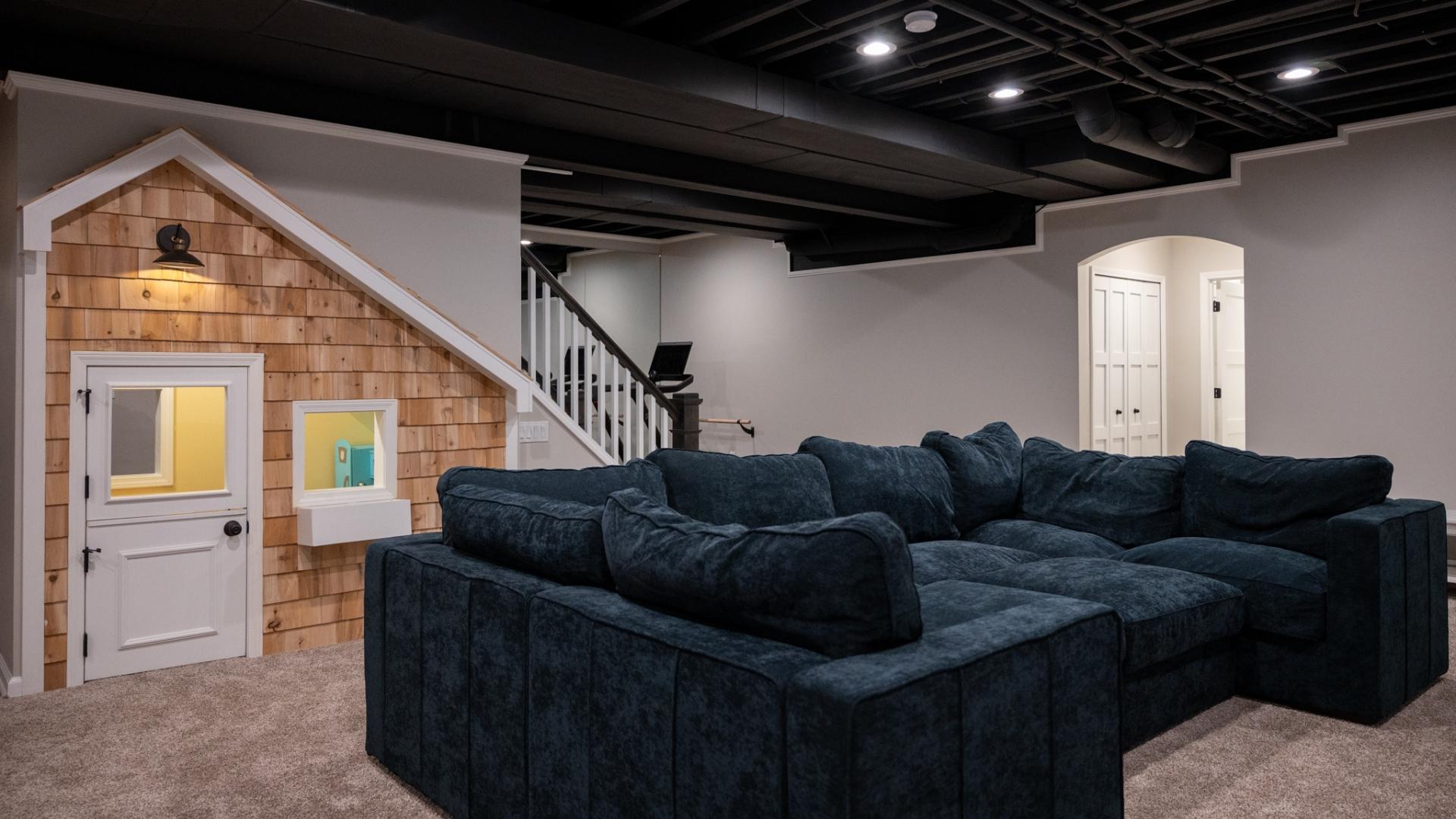 Basement Walkthrough in Bloomfield Hills, MI - Basements Plus