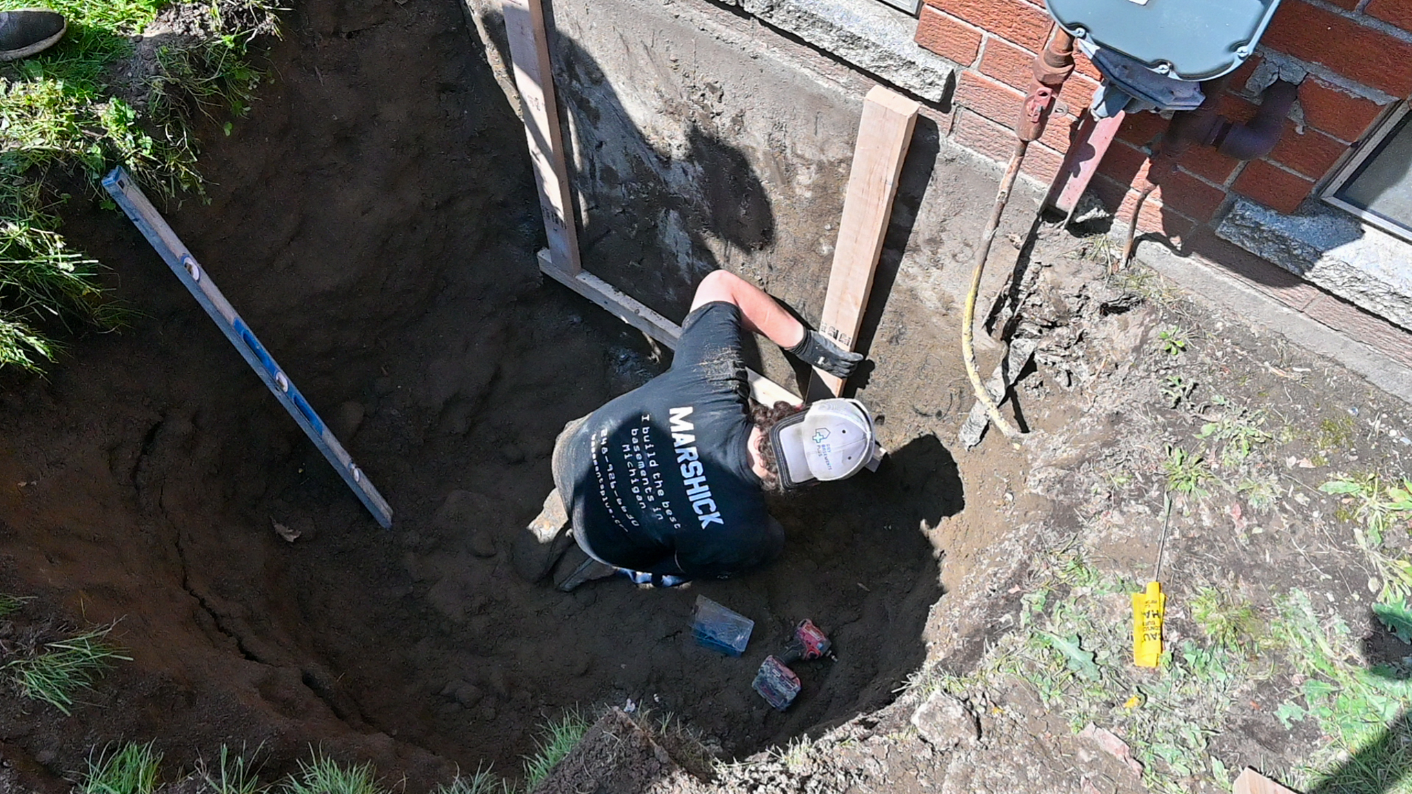 Egress Window Install - Basements Plus