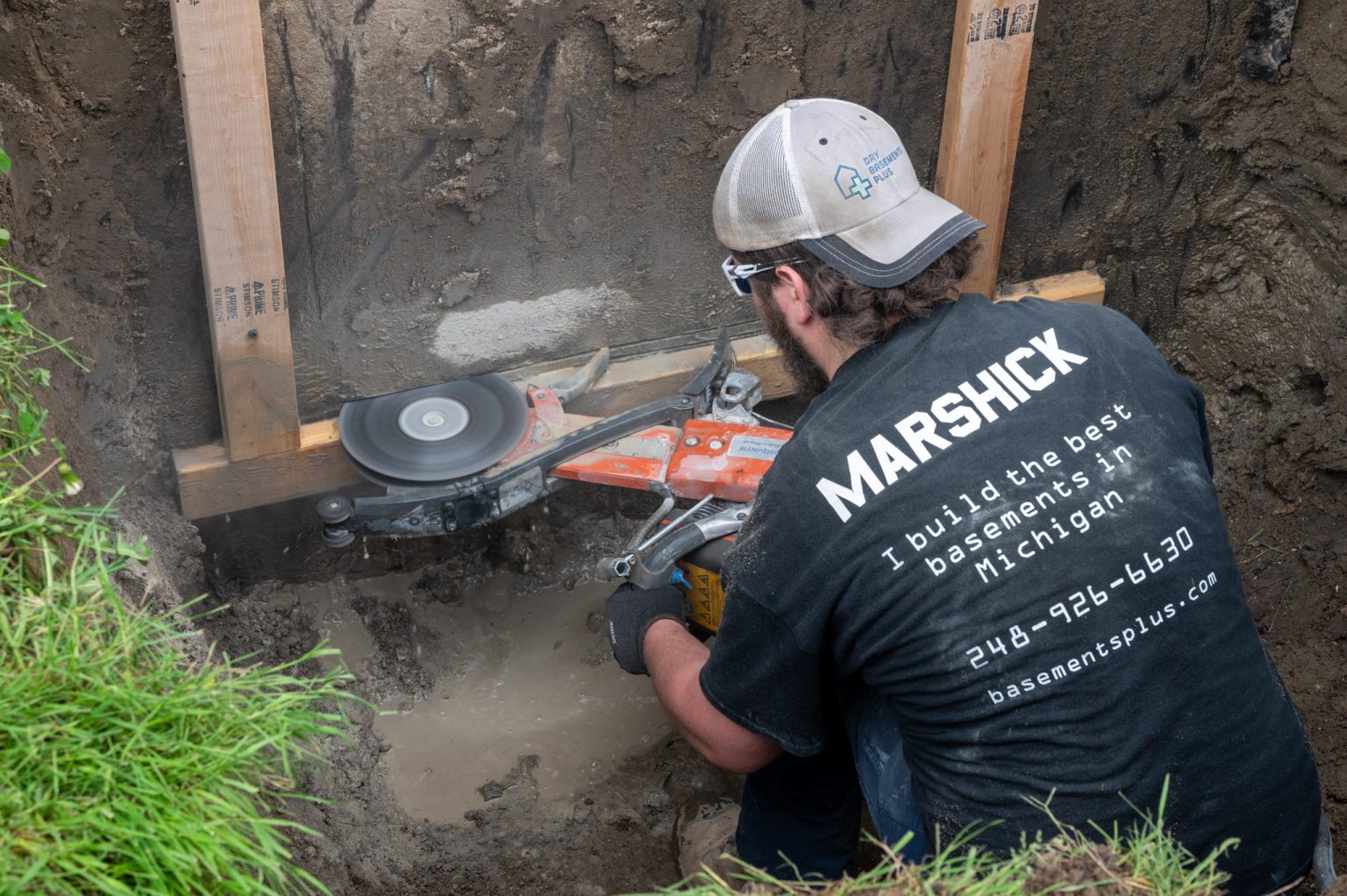 Egress Window Install - Basements Plus