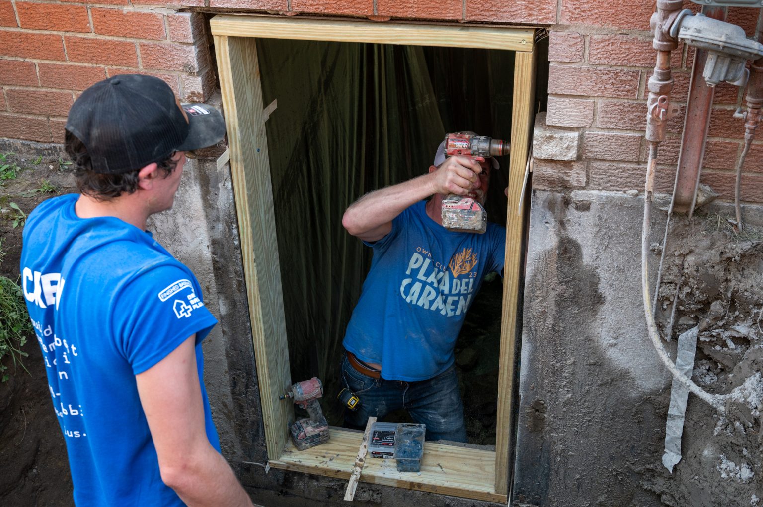 Egress Window Install - Basements Plus