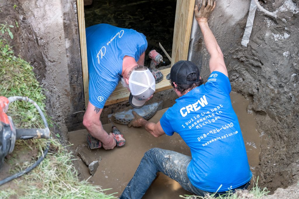 Egress Window Install - Basements Plus