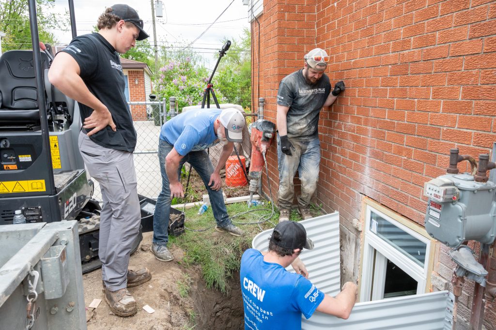 Egress Window Install - Basements Plus