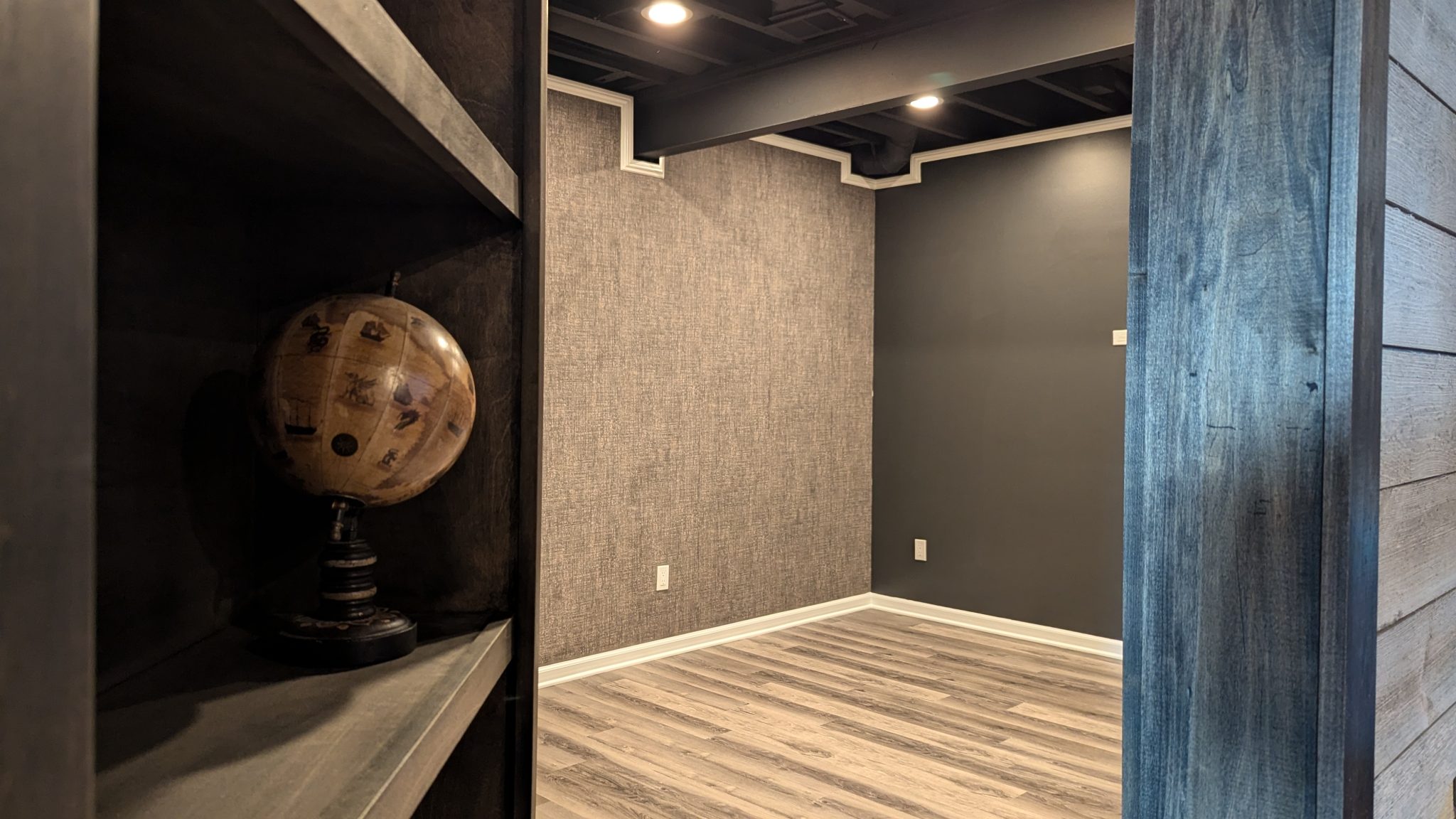 Finished Basement with Bar, Bathroom, Gym and Secret Room in Ann Arbor ...