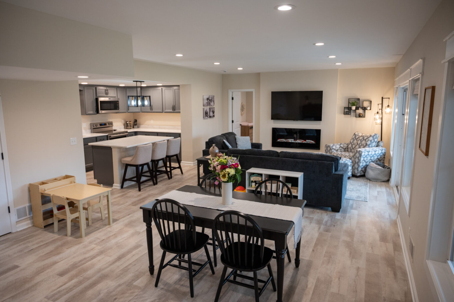 Finished Basement with Kitchen, Master Bedroom and Kids Room in Howell ...