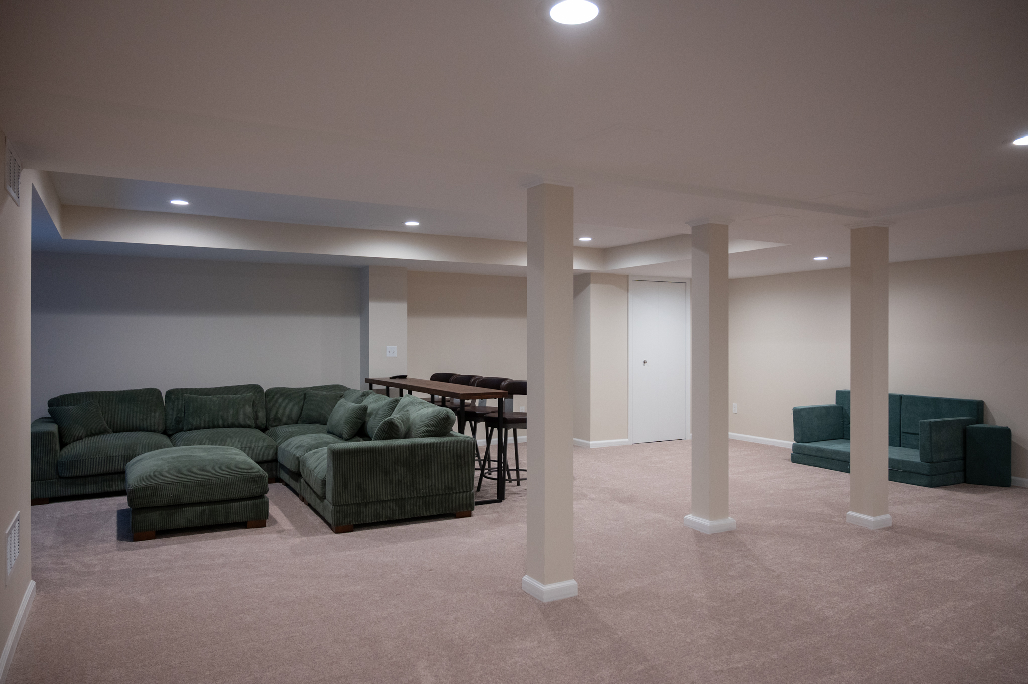 Finished Basement with Kids Playhouse in West Bloomfield, MI ...