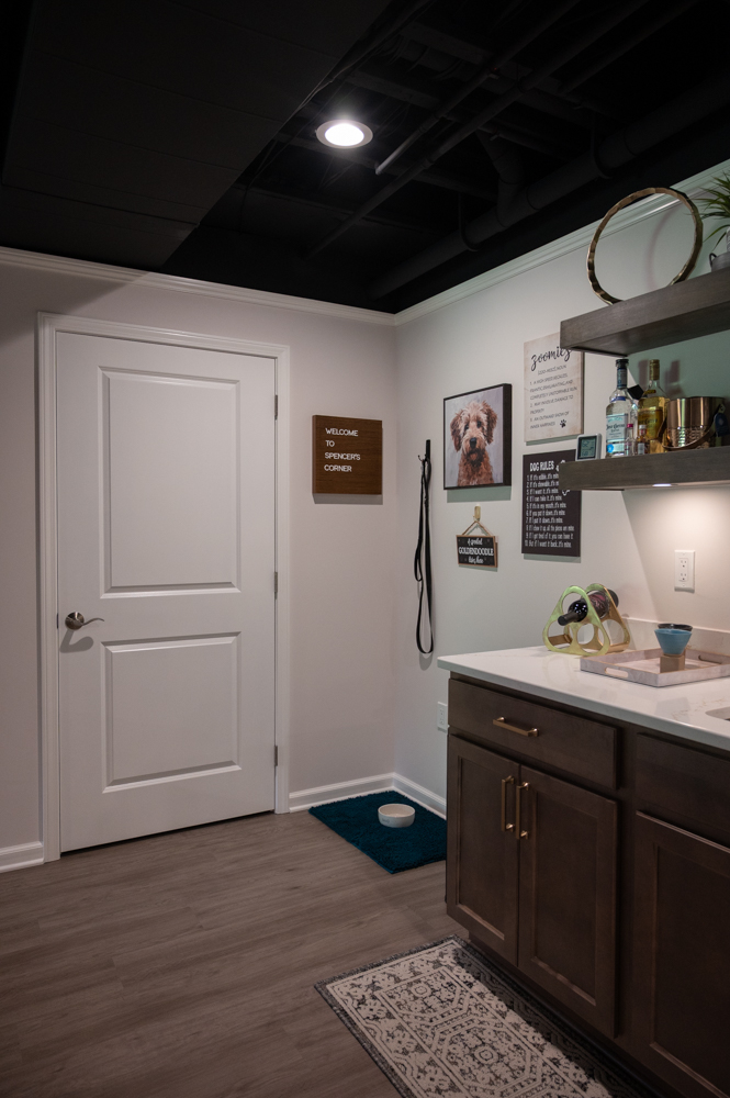 Finished Basement with Wet Bar in West Bloomfield, MI - Basements Plus